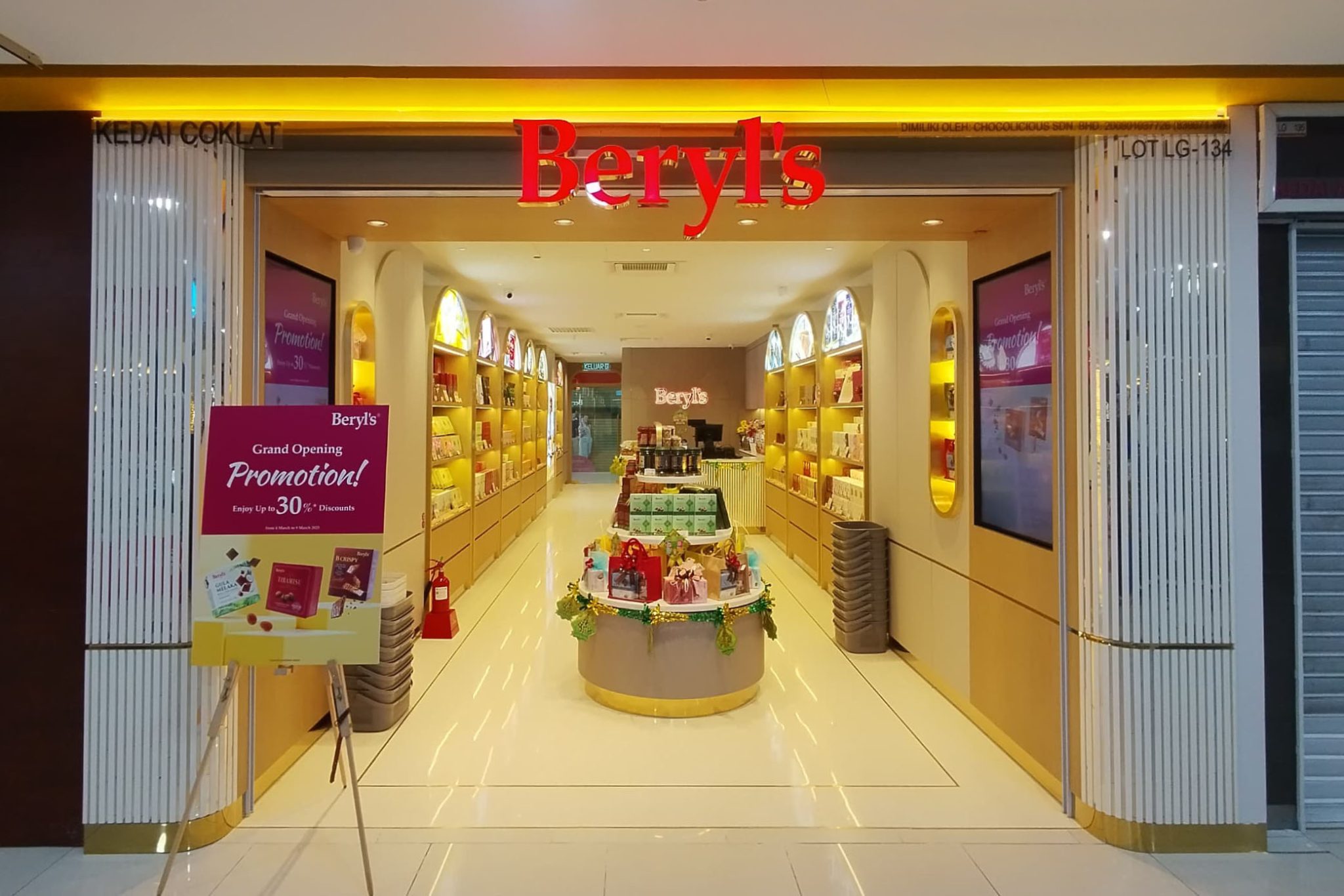 Store Location > Beryl's Chocolate | Every Bite is a Delight